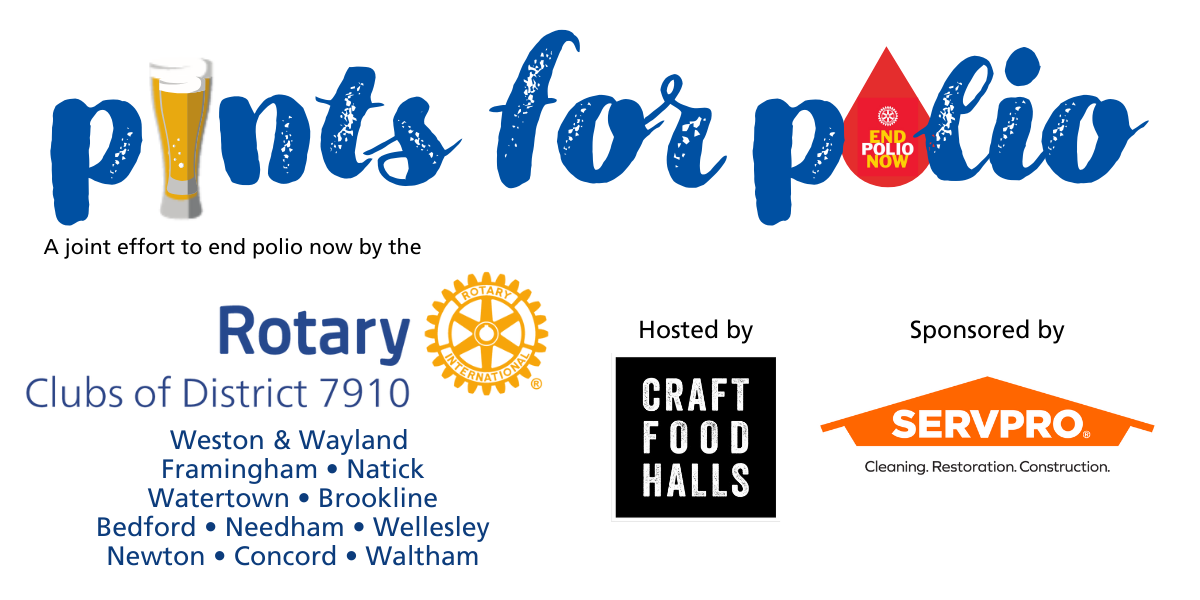 Pints for Polio - October 24 @ Revolution Hall, Lexington | Rotary ...
